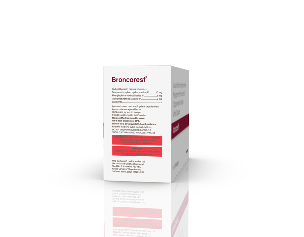 Broncorest Softgels Supplier in India - Innovative Pharma