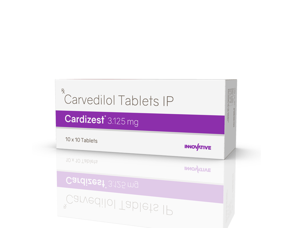 Cardizest 3.125 mg Tablets Supplier in India - Innovative Pharma