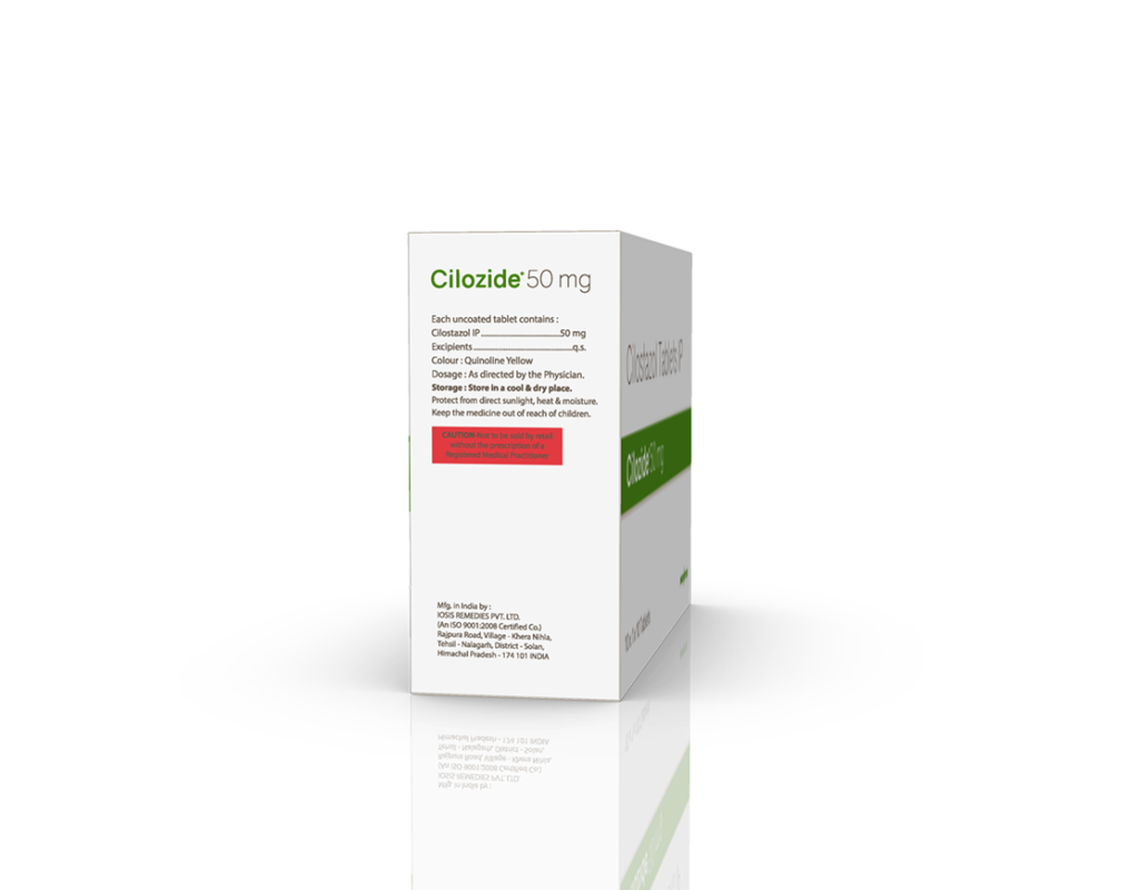 Cilozide 50 mg Tablets Supplier in India - Innovative Pharma