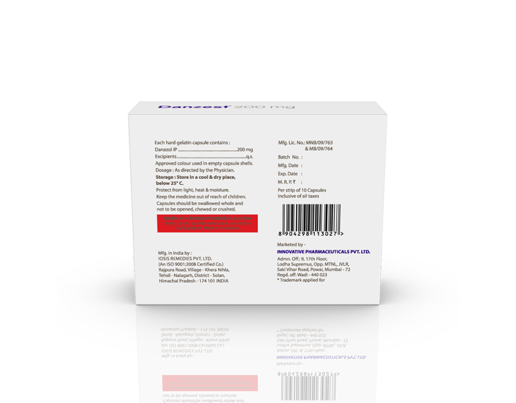 Danzest 200 mg Capsules Supplier in India - Innovative Pharma