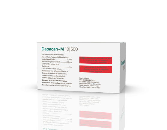 Dapacan-M 10 500 Tablets Supplier in India - Innovative Pharma