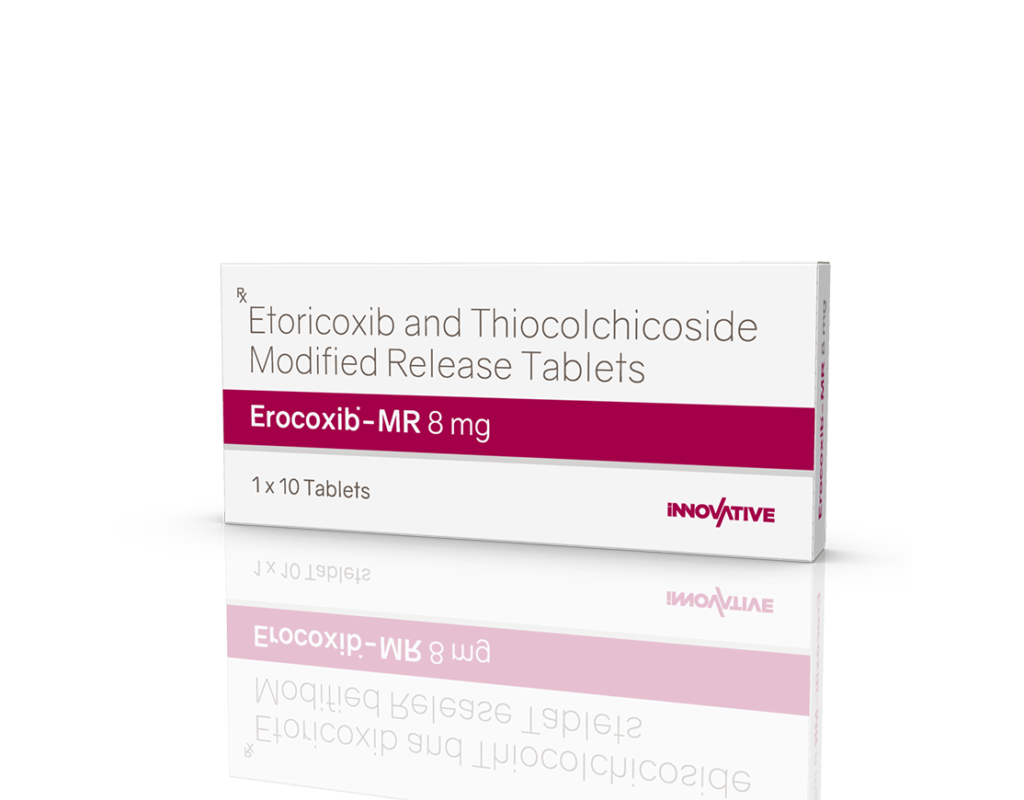 Erocoxib-MR 8 mg Tablets Supplier in India - Innovative Pharma