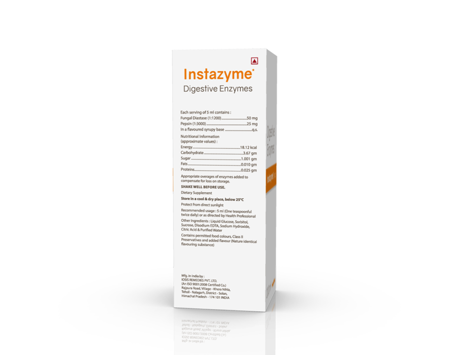 Instazyme Syrup (200 ml ) Suppliers in India - Innovative Pharma