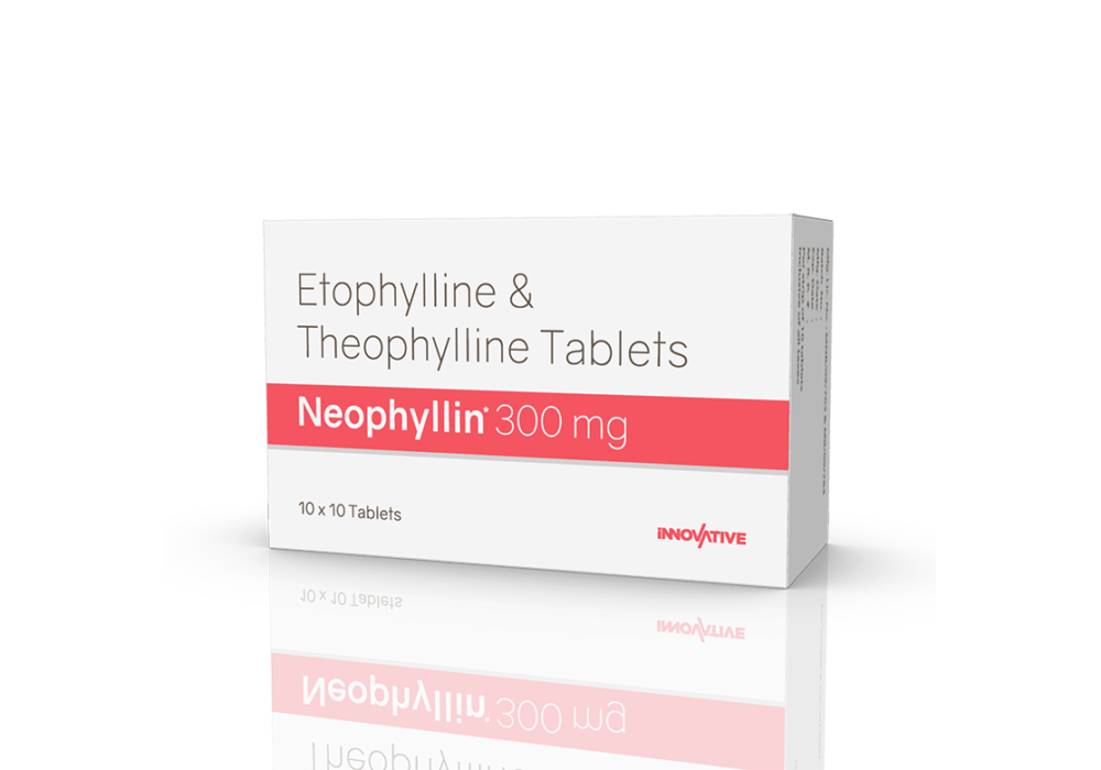 Neophyllin 300 mg Tablets Supplier in India - Innovative Pharma