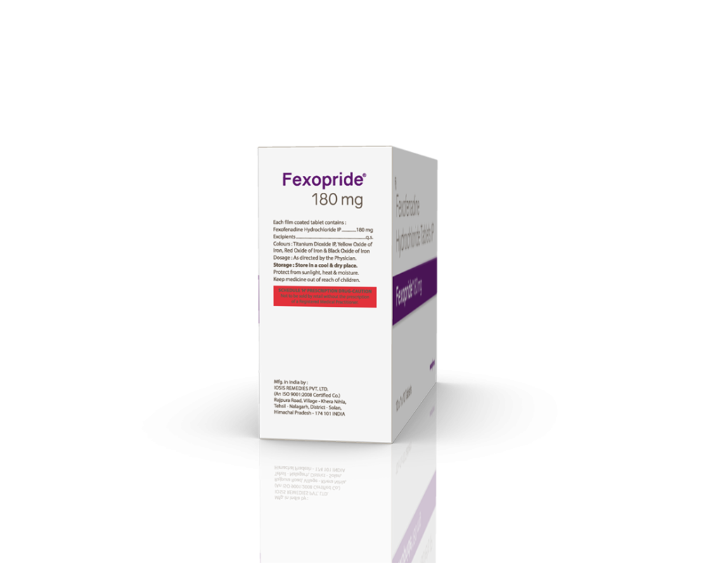 Fexopride 180 mg Tablets Supplier in India - Innovative Pharma