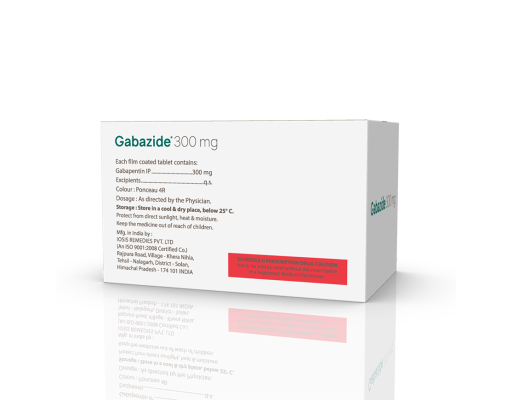 Gabazide 300 mg Tablets Supplier in India - Innovative Pharma