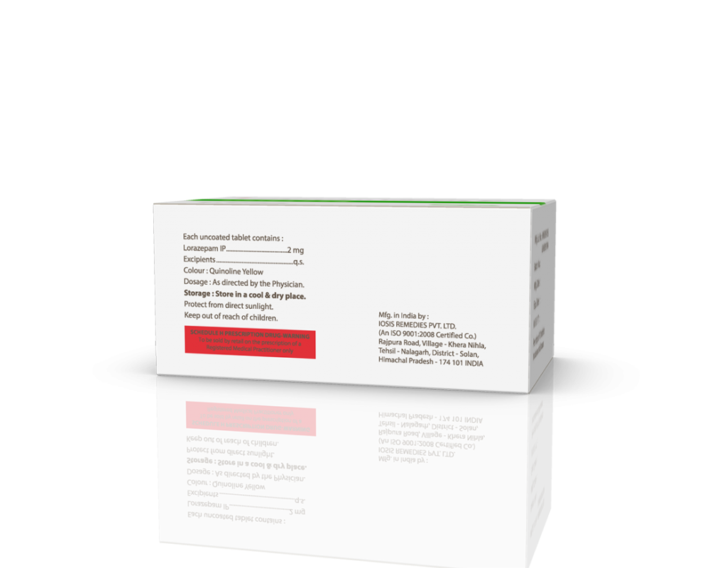 Lorzen 2 mg Tablets Suppliers in India - Innovative Pharma