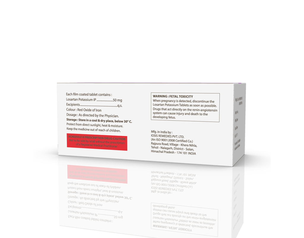 Losabet 50 mg Tablets Supplier in India - Innovative Pharma