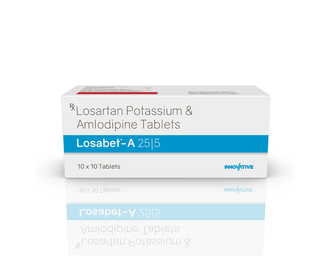 Losabet-A 25 5 Tablets Suppliers in India - Innovative Pharma