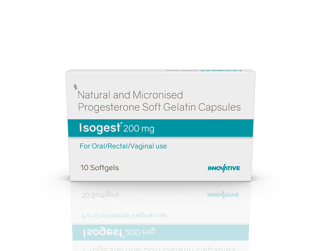 Isogest 200 Softgels Suppliers in India - Innovative Pharma