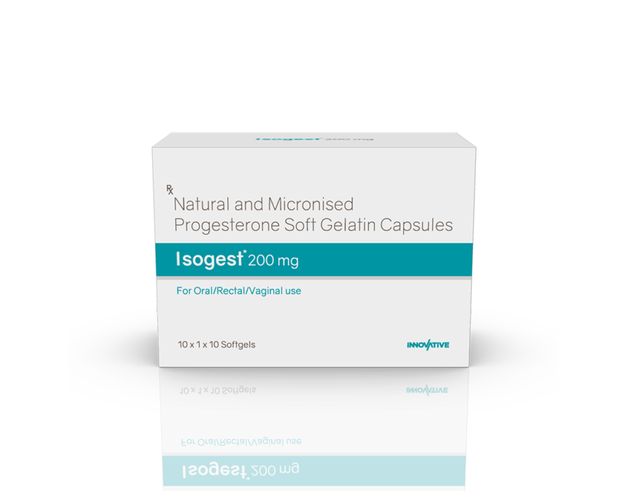 Isogest 200 Softgels Suppliers in India - Innovative Pharma