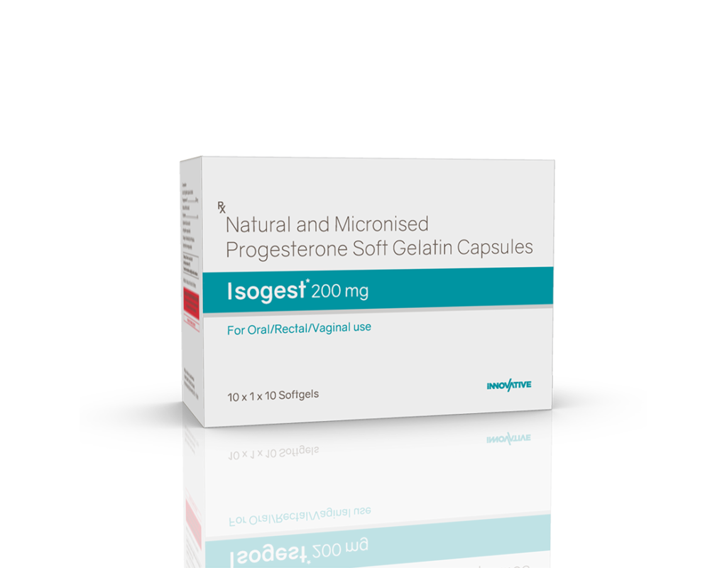 Isogest 200 Softgels Suppliers in India - Innovative Pharma