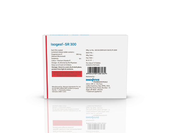 Isogest-SR 300 mg Tablets Suppliers in India - Innovative Pharma