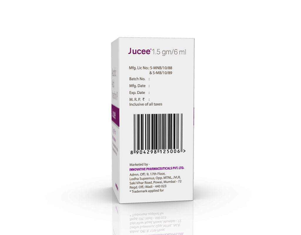 Jucee 1.5 gm Injection Suppliers in India - Innovative Pharma