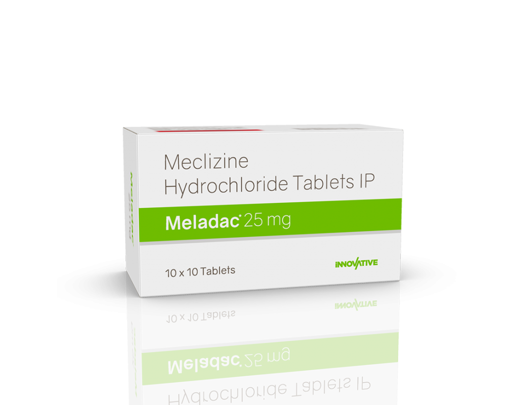 Meladac 25 mg Tablets Suppliers in India - Innovative Pharma