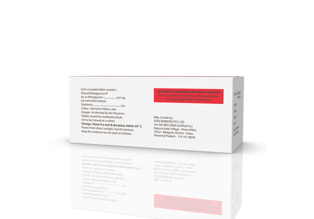 Nitromin-CR 6.4 mg Tablets Suppliers in India - Innovative Pharma