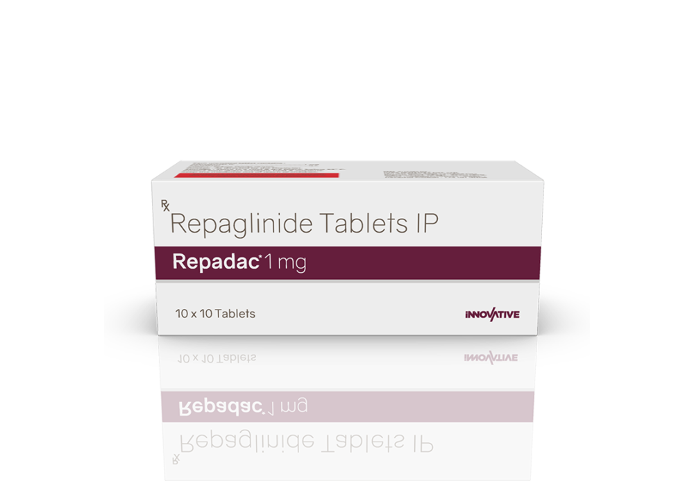 Repadac 1 mg Tablets Supplier in India | Innovative Pharmaceutical