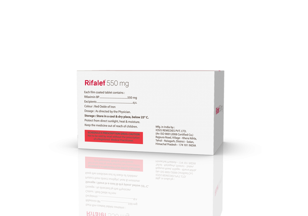 Rifalet Tablets | Rifaximin | Suppliers in India | Innovative ...