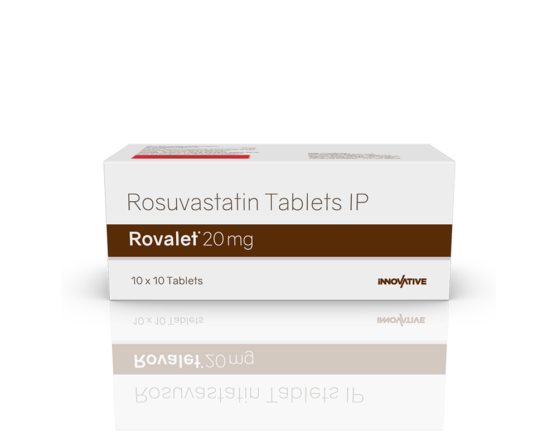 Rovalet 20 mg Tablets | Suppliers in India | Innovative Pharma