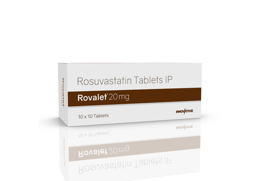 Rovalet 20 mg Tablets | Suppliers in India | Innovative Pharma