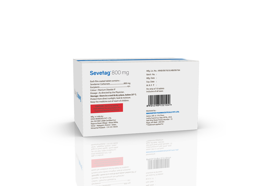 Sevetag Tablets | Suppliers in India | Innovative Pharmaceuticals