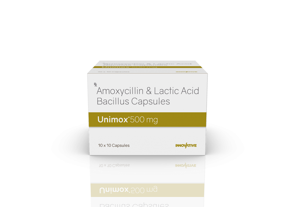 Unimox 500 mg Capsules Supplier in India - Innovative Pharma