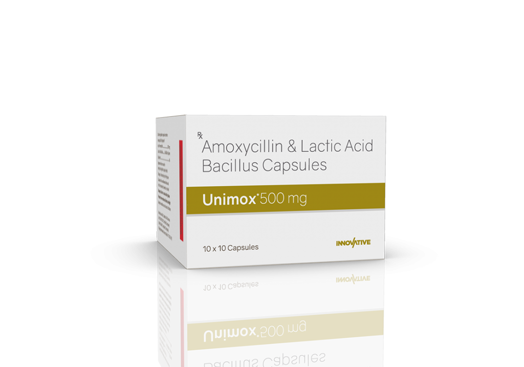 Unimox 500 mg Capsules Supplier in India - Innovative Pharma