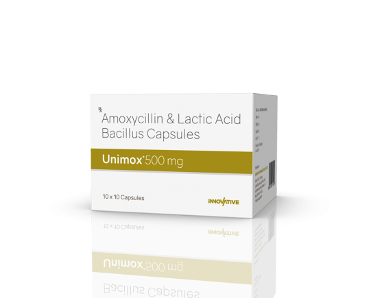 Unimox 500 mg Capsules Supplier in India - Innovative Pharma