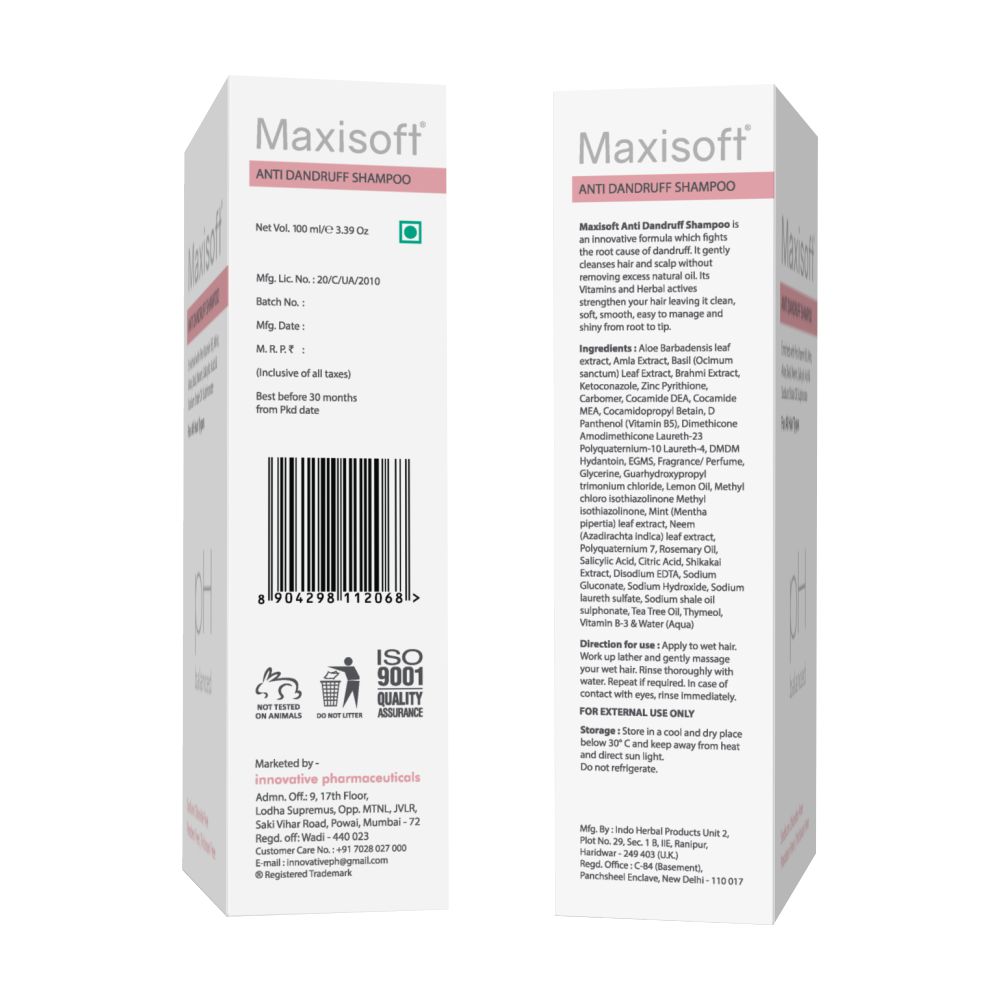 Maxisoft Anti Dandruff Shampoo Supplier - Innovative Pharma