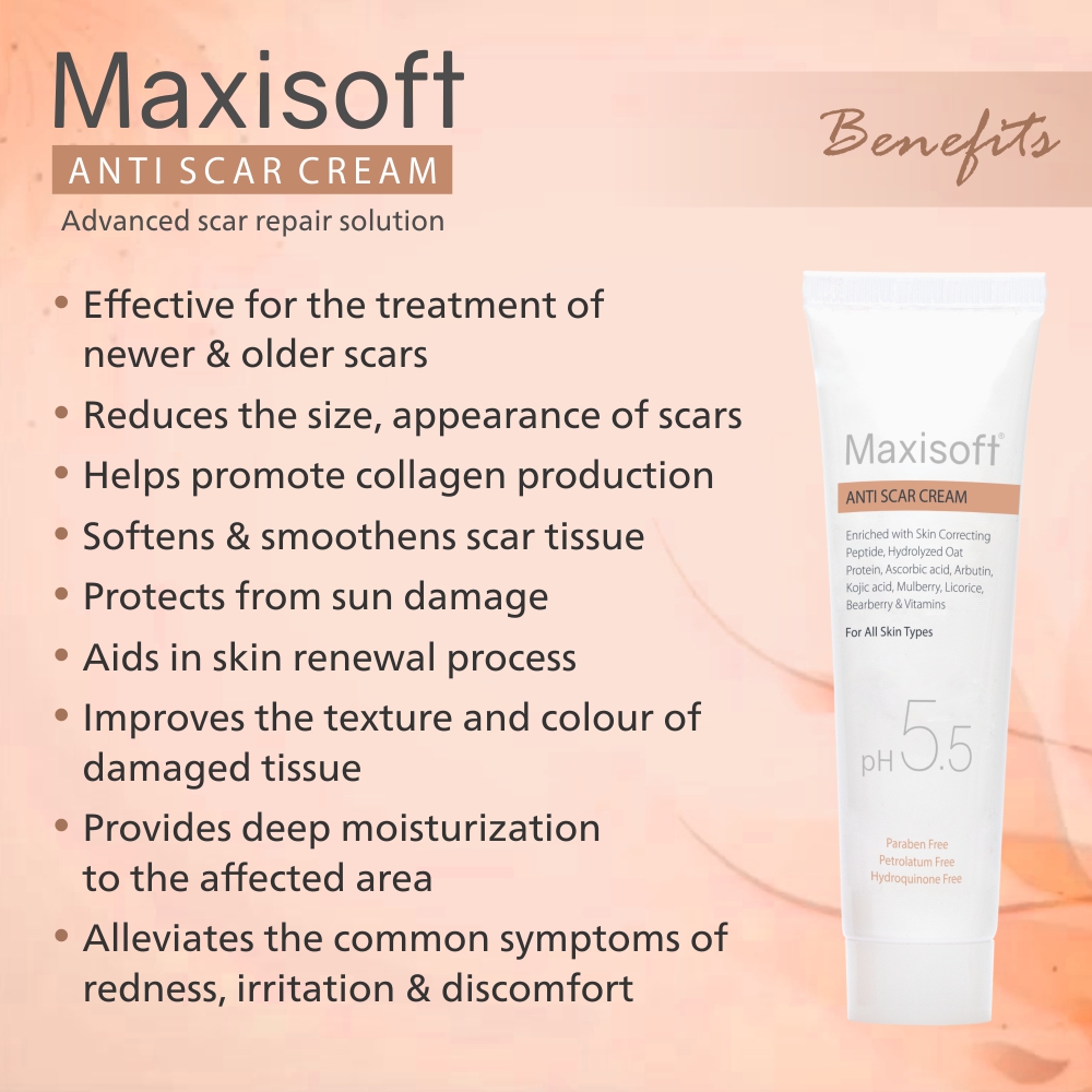 Maxisoft Anti Scar Cream Supplier - Innovative Pharma