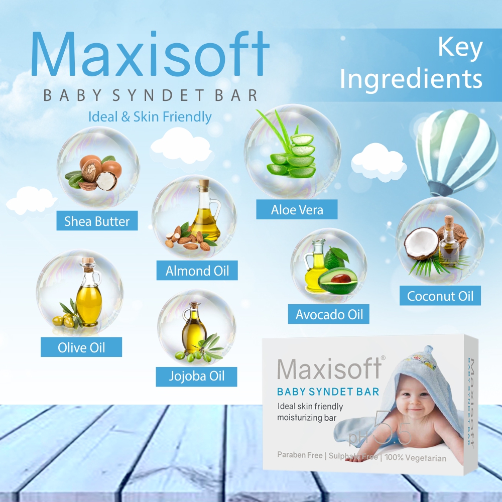 Maxisoft Baby Syndet Bar (pH 5.5) Supplier - Innovative Pharma