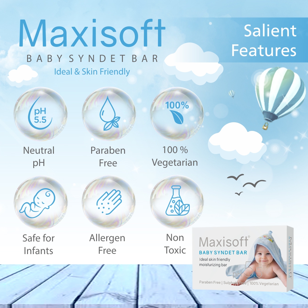 Maxisoft Baby Syndet Bar (pH 5.5) Supplier - Innovative Pharma