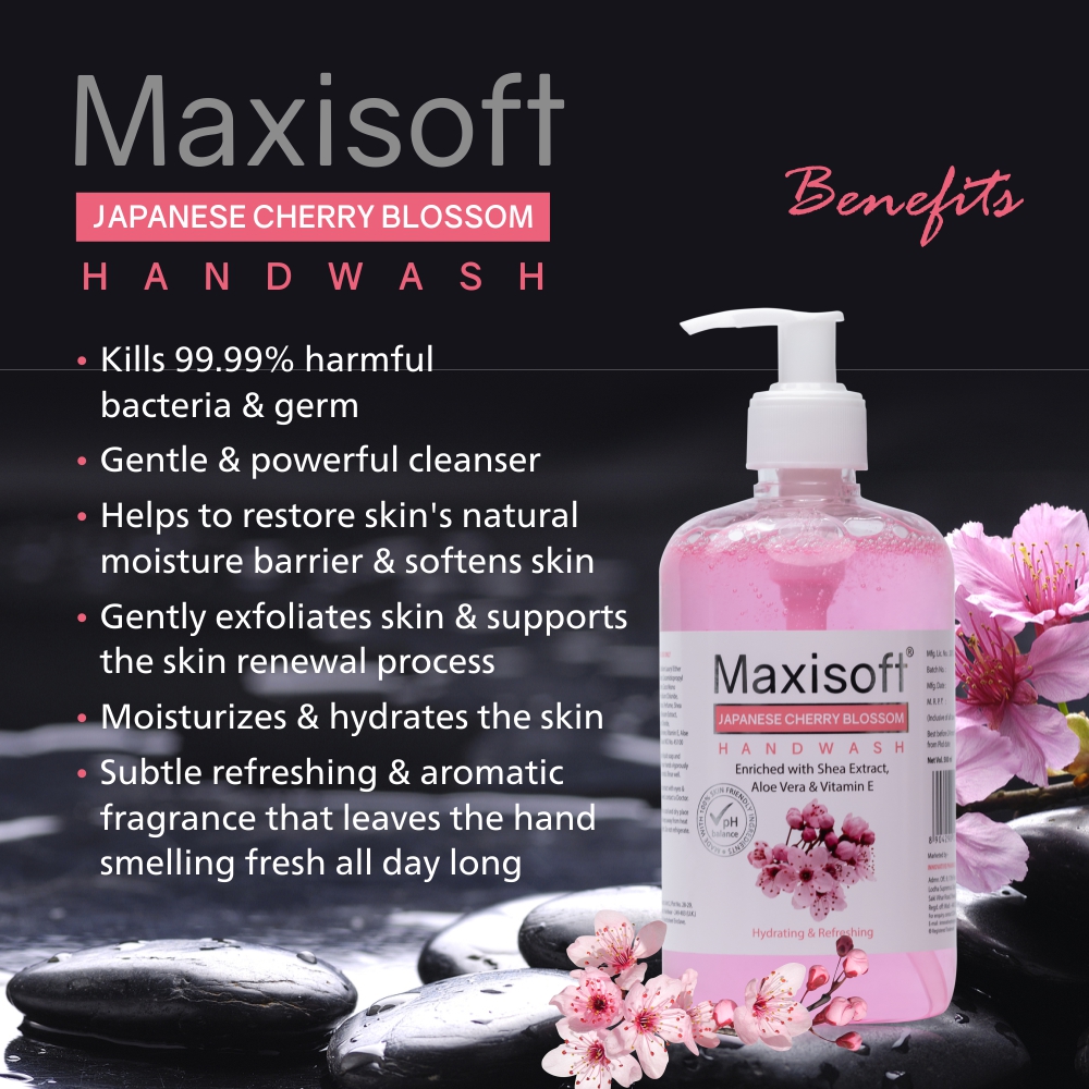 Maxisoft Japanese Cherry Blossom Hand Wash Supplier - Innovative Pharma
