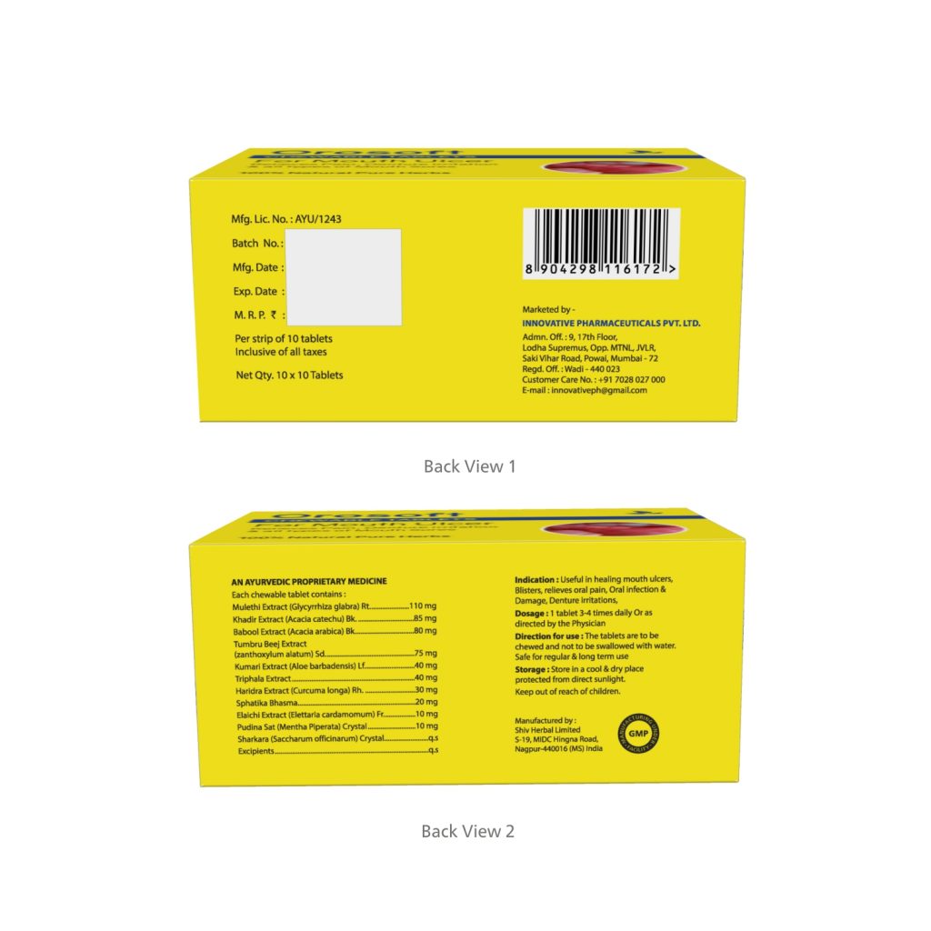 Orosoft Chewable Tablets Supplier - Innovative Pharma