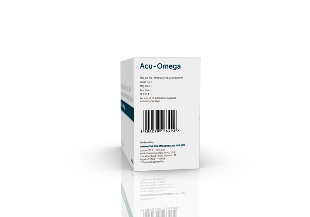 Acu-Omega Softgels Suppliers in India - Innovative Pharma
