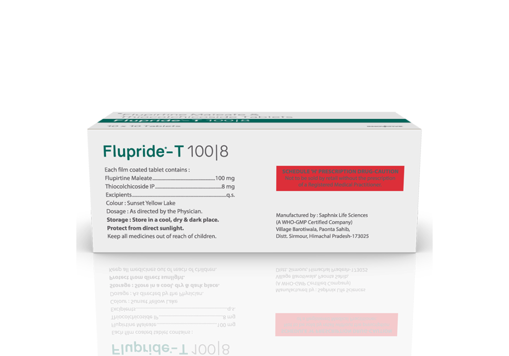 Flupride-T 100 | 8 Tablets Supplier in India - Innovative Pharma