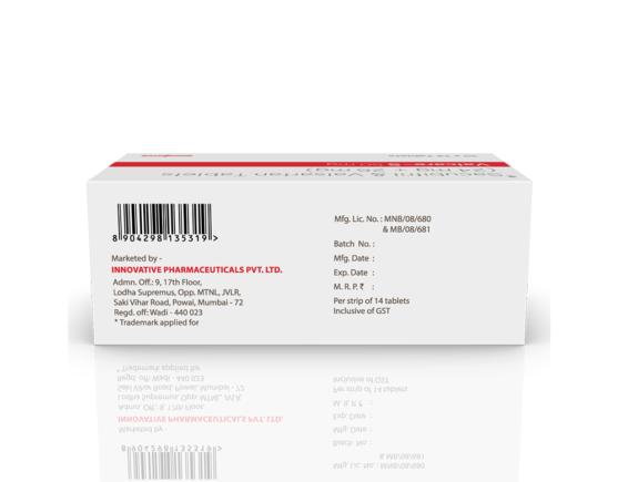 Valcare-S 50 mg Tablets Suppliers in India - Innovative Pharma