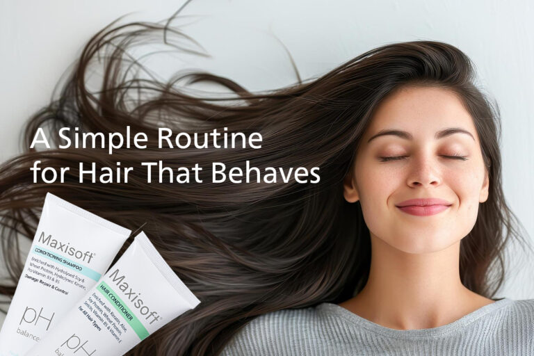 Maxisoft Haircare Combo: A Simple Daily Routine for Healthy Hair